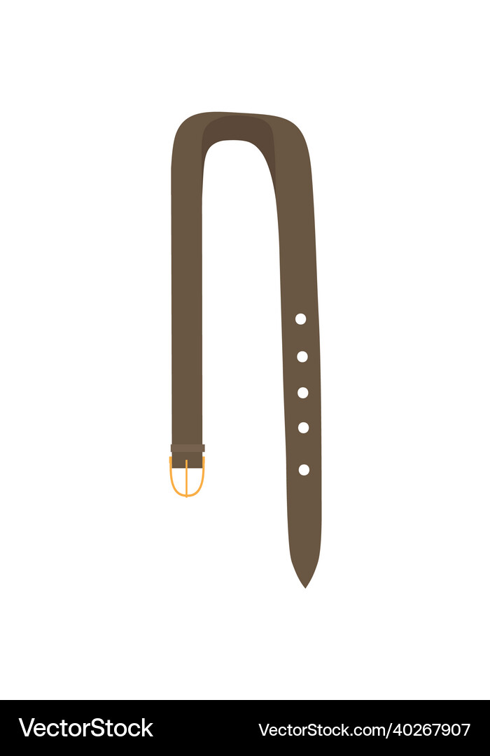 Sticker of belt Royalty Free Vector Image - VectorStock