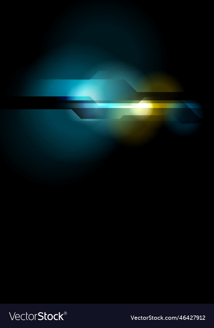 Bright abstract tech design Royalty Free Vector Image