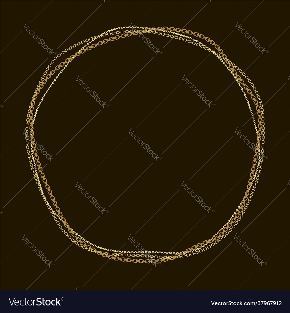Chain frame Royalty Free Vector Image - VectorStock