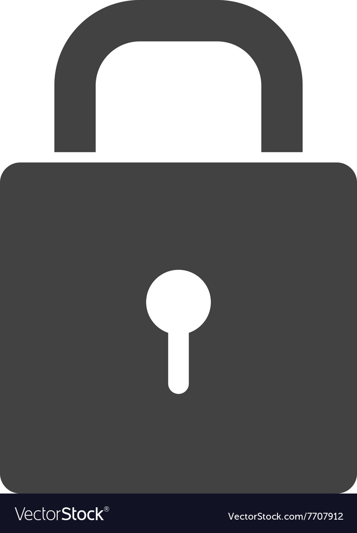 Lock i Royalty Free Vector Image - VectorStock