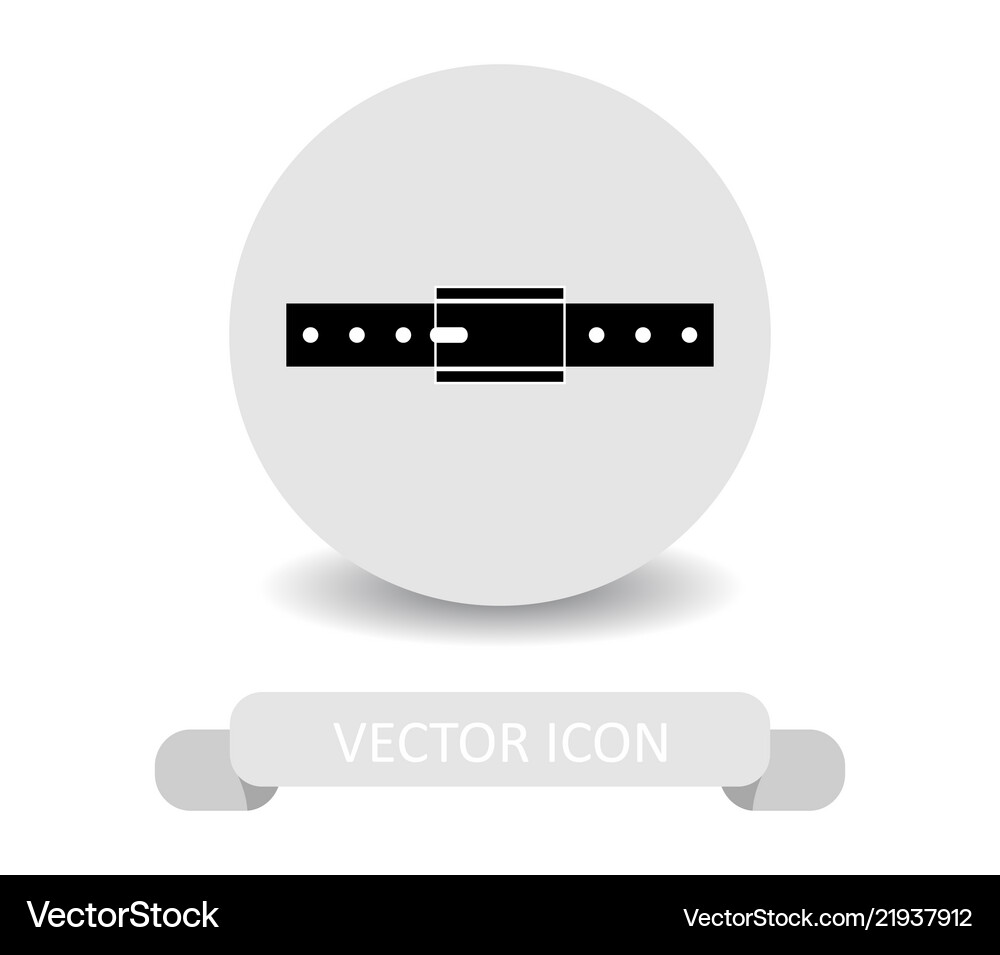 Strap icon Royalty Free Vector Image - VectorStock