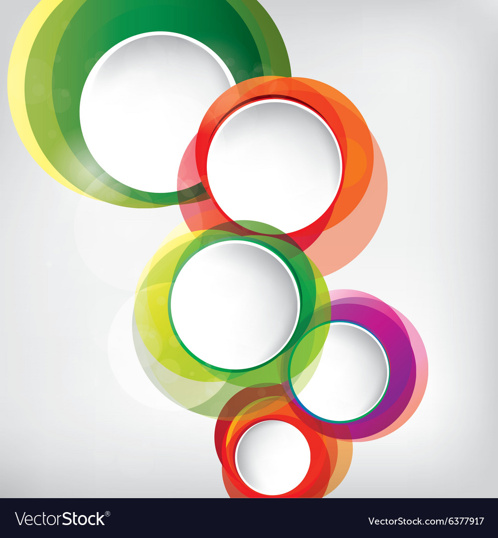 Abstract background with colored elements Vector Image