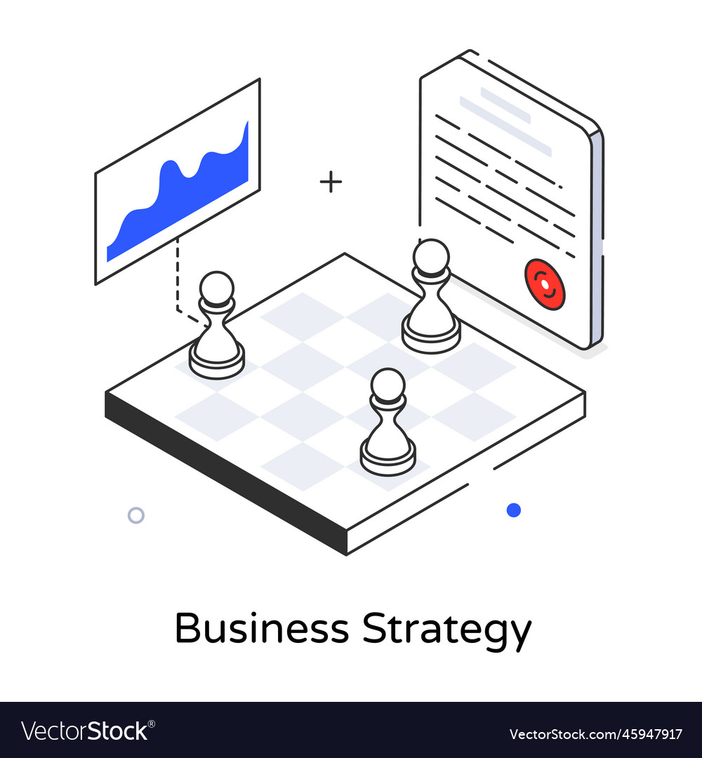 Business strategy Royalty Free Vector Image - VectorStock