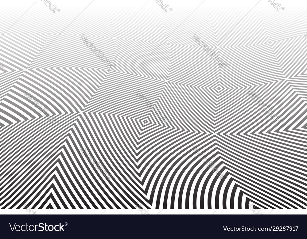 Geometric twisting pattern Royalty Free Vector Image