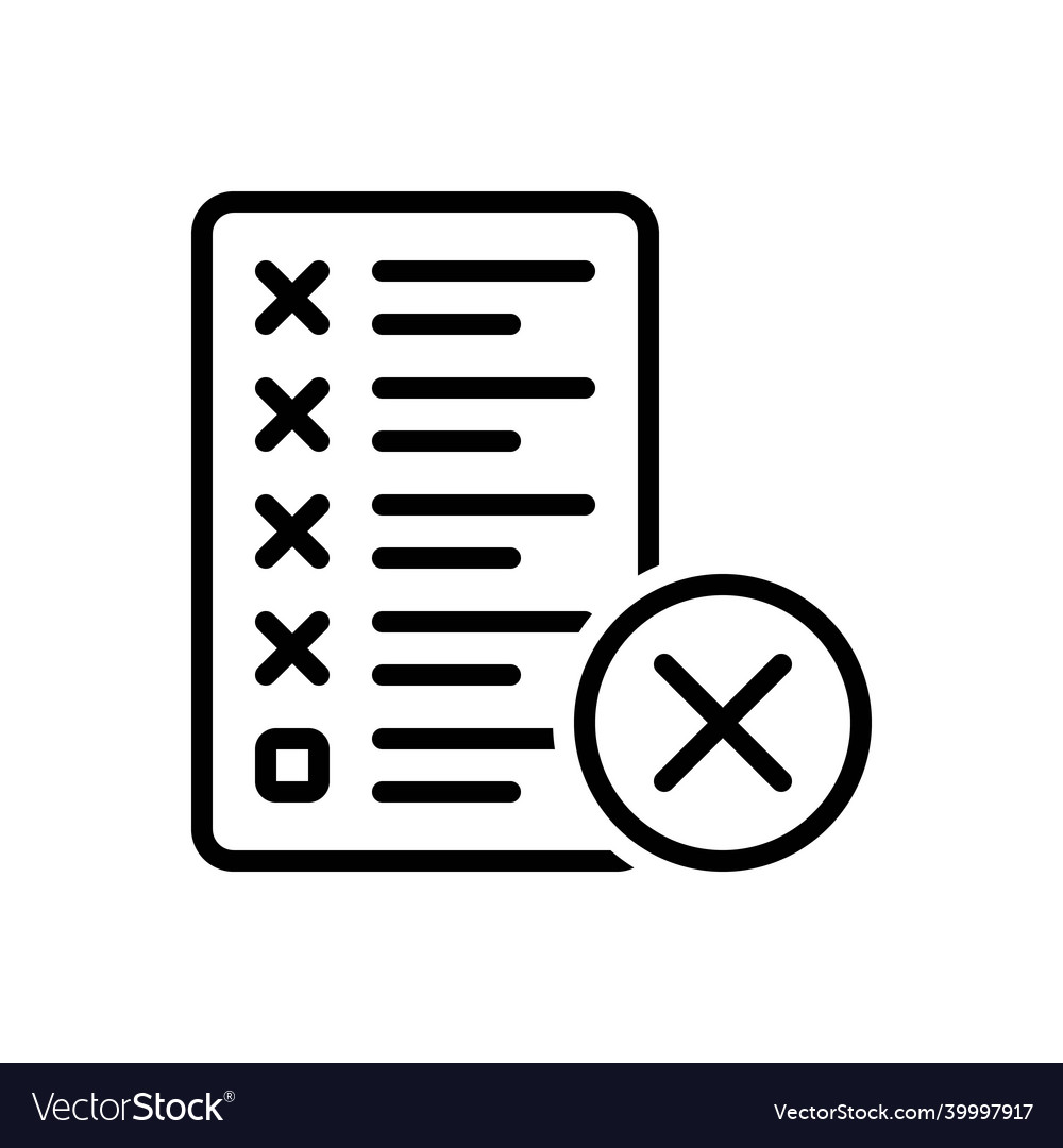 Mistake Royalty Free Vector Image Vectorstock