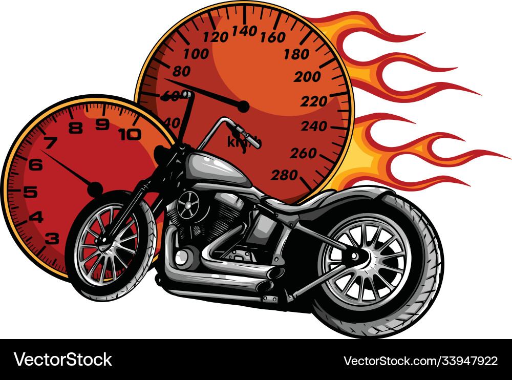 A motorcycle racer sport Royalty Free Vector Image