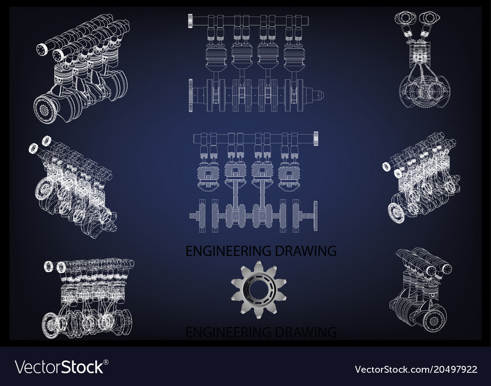 Car engine Royalty Free Vector Image - VectorStock