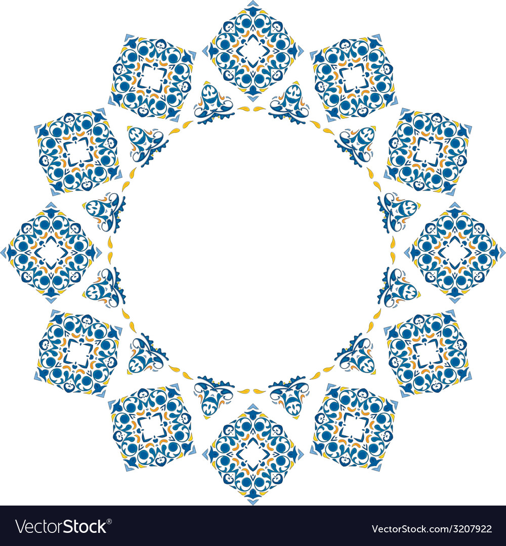 Decorative circle Royalty Free Vector Image - VectorStock