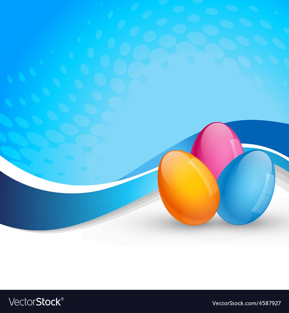 Easter background design Royalty Free Vector Image