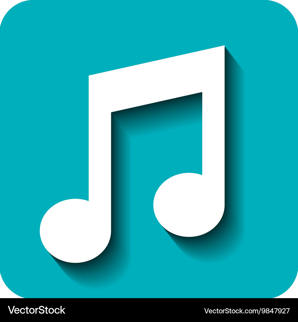 Sound music symbol Royalty Free Vector Image - VectorStock