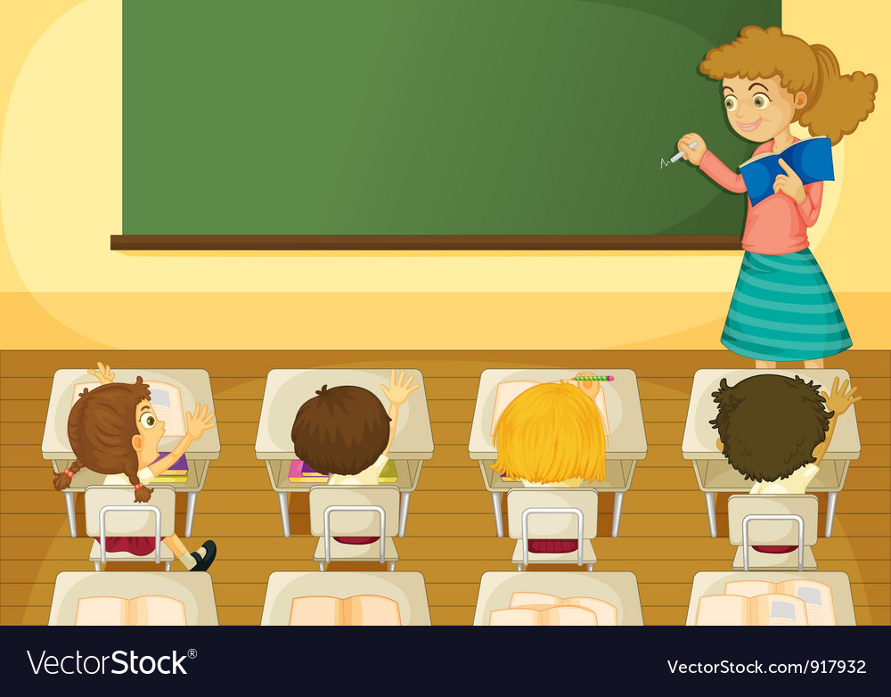 Classroom Royalty Free Vector Image - VectorStock