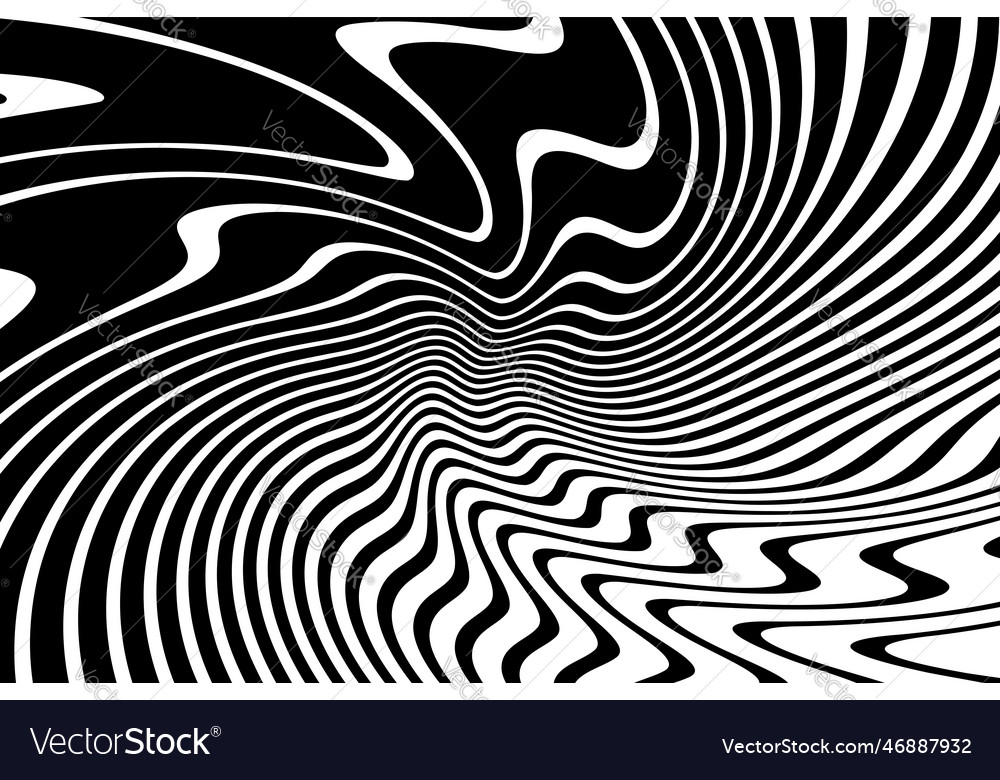 Halftone wavy lines pattern Royalty Free Vector Image