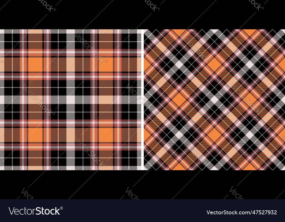 Pattern plaid check of tartan background seamless Vector Image