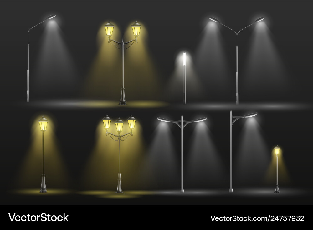 Modern Street Lamp Post