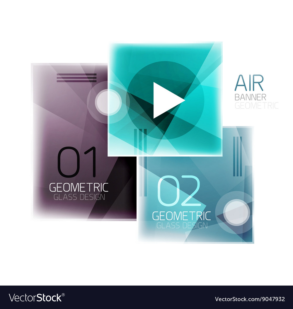 Square web box Royalty Free Vector Image - VectorStock