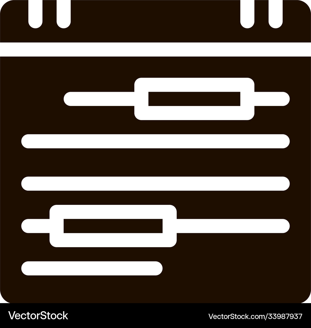 Calendar month page sign icon Royalty Free Vector Image