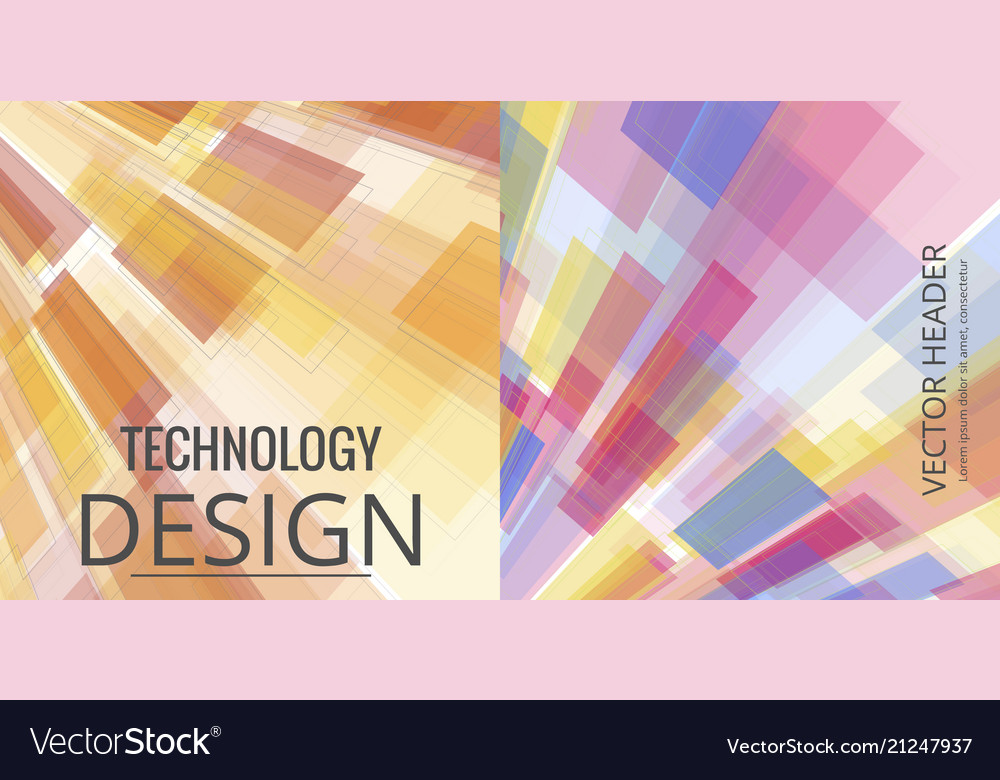 Collection of abstract multicolored backgrounds Vector Image