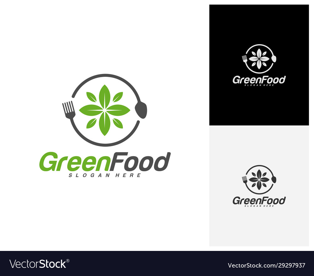 Logo Healthy Natural Food Royalty Free Vector Image Creative Organic