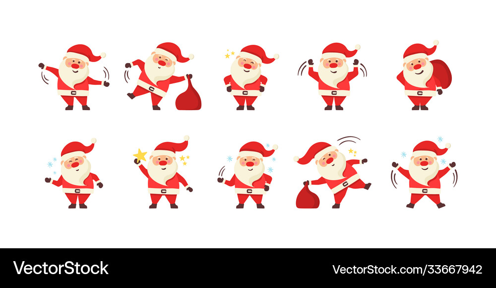 Christmas santa claus Royalty Free Vector Image