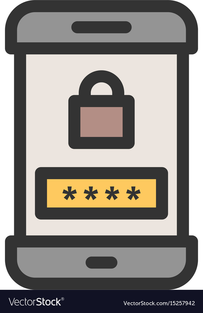 Passcode Royalty Free Vector Image Vectorstock