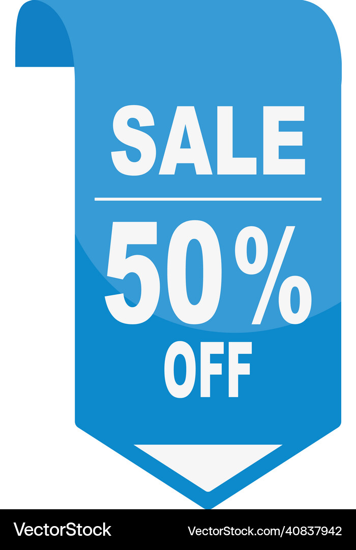 Sale ribbon design Royalty Free Vector Image - VectorStock