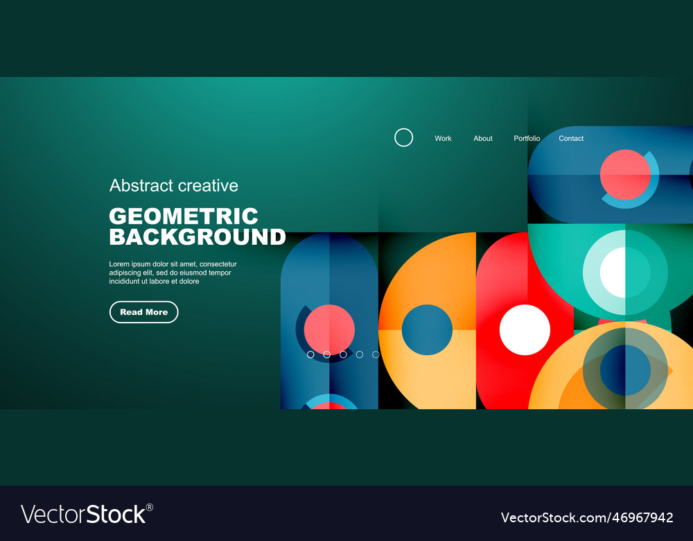 Simple circles and round elements pattern Vector Image