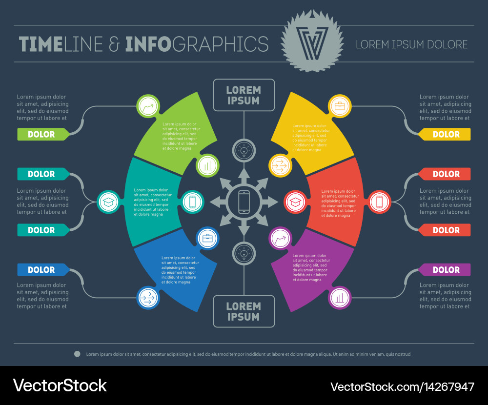 Infographic technology or education process Vector Image