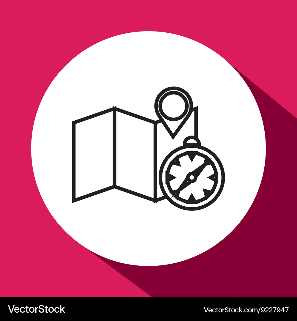 Travel design tourism icon Royalty Free Vector Image