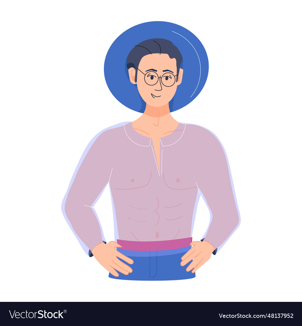 Cool guy Royalty Free Vector Image - VectorStock