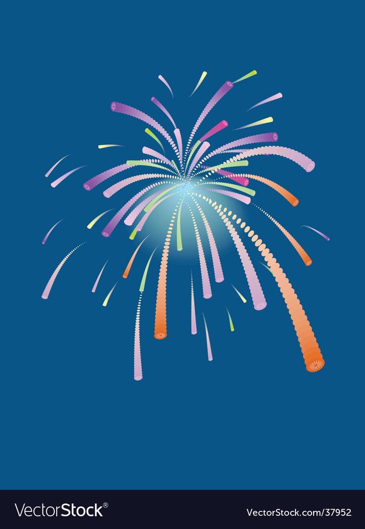Firework Royalty Free Vector Image - VectorStock