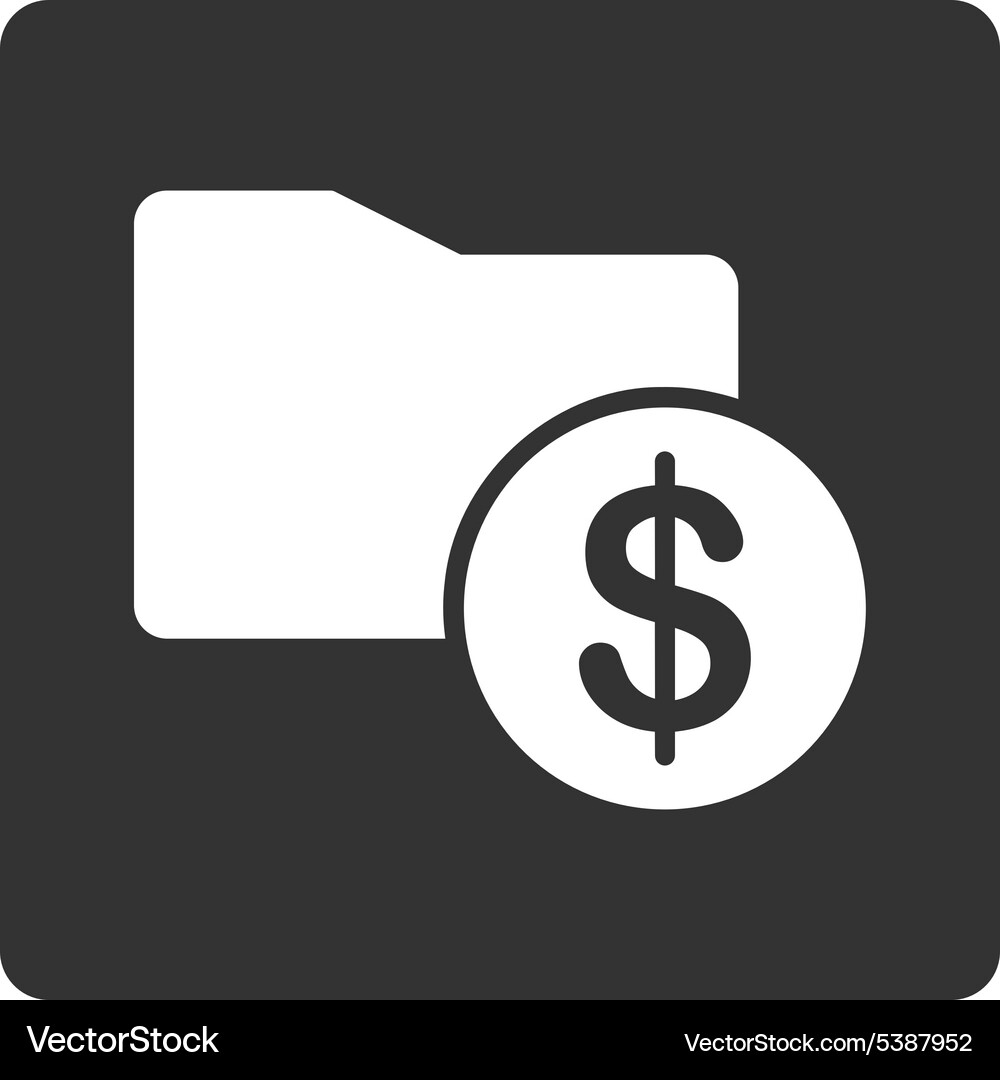 Money Folder icon Royalty Free Vector Image - VectorStock