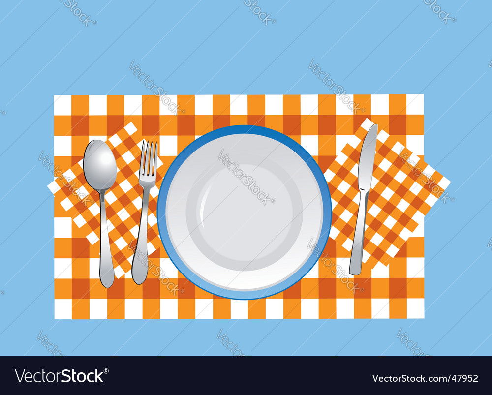 Table setting Royalty Free Vector Image - VectorStock Table setting Royalty Free Vector Image - VectorStock