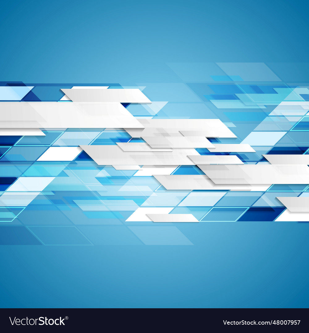 Abstract blue technology background Royalty Free Vector