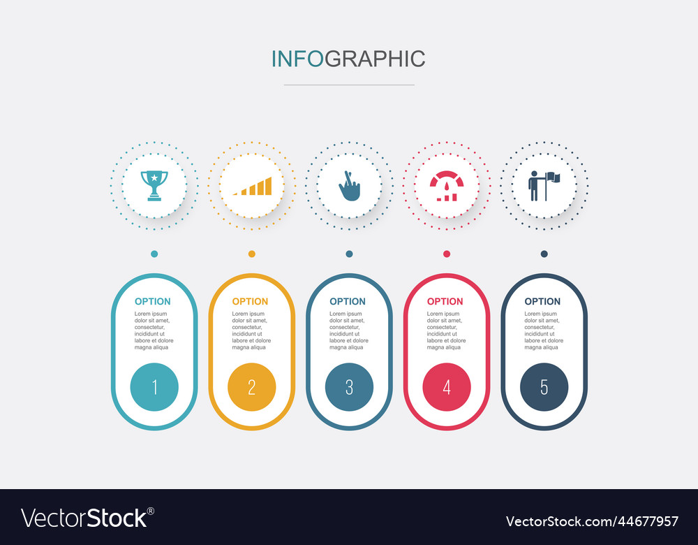 Achievement progress luck performance Royalty Free Vector