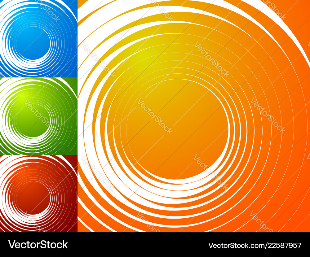 Colorful bright spirally background spiral vortex Vector Image