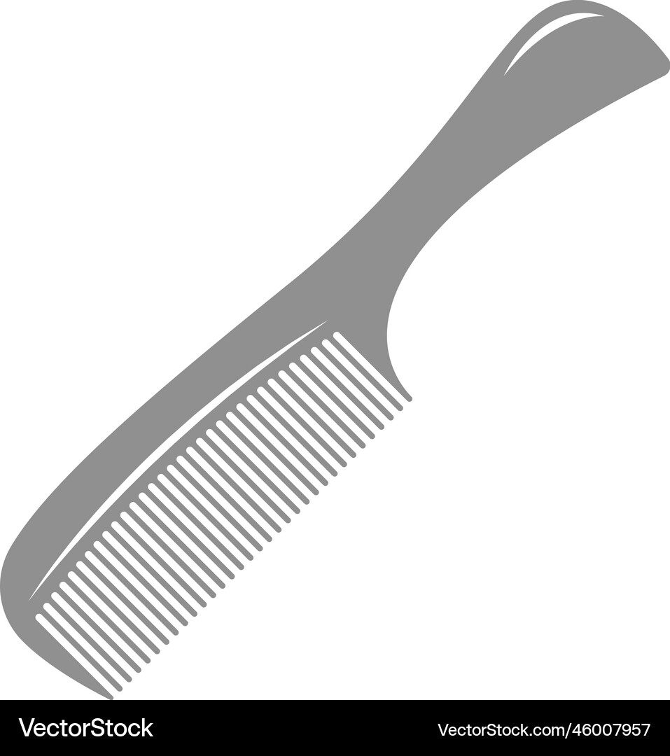 Comb hair logo icon design Royalty Free Vector Image