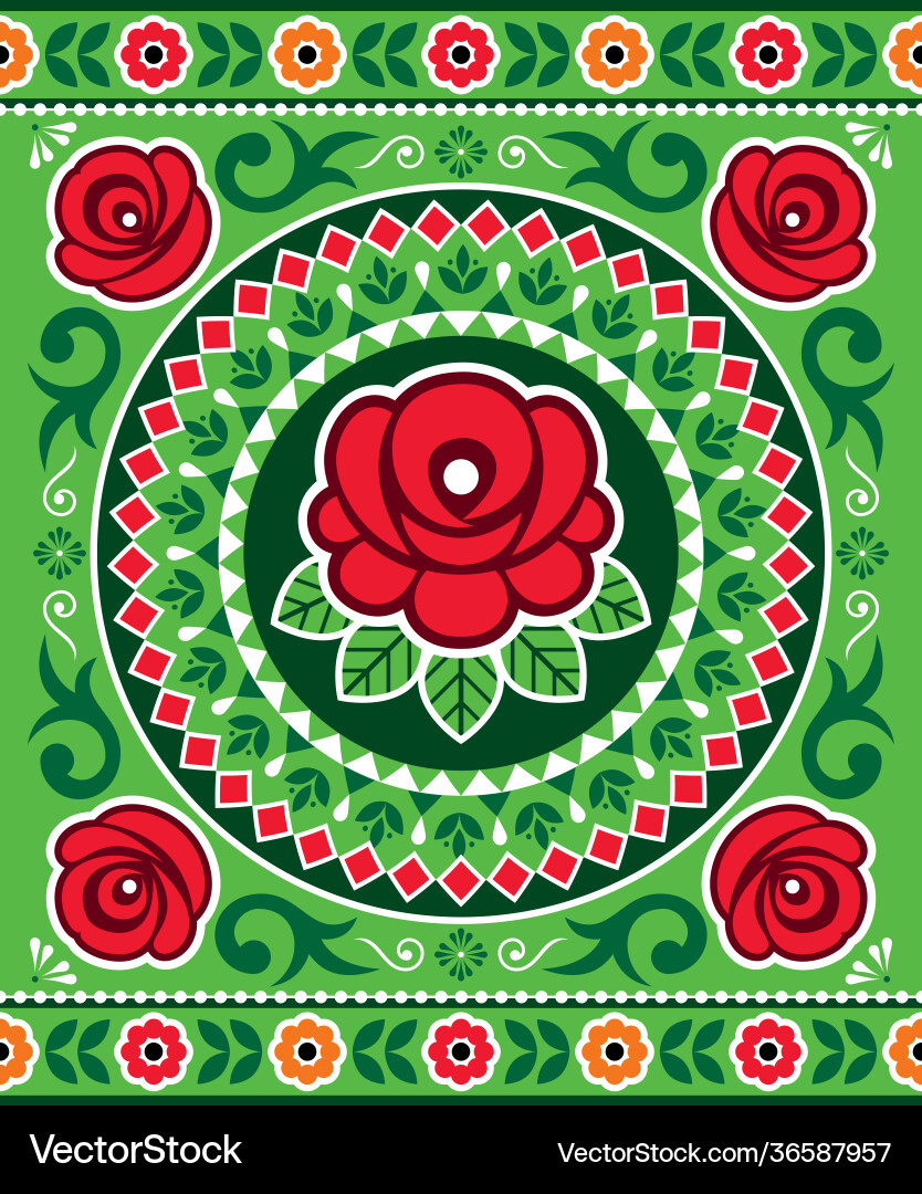 Pakistani and indian truck seamless pattern Vector Image