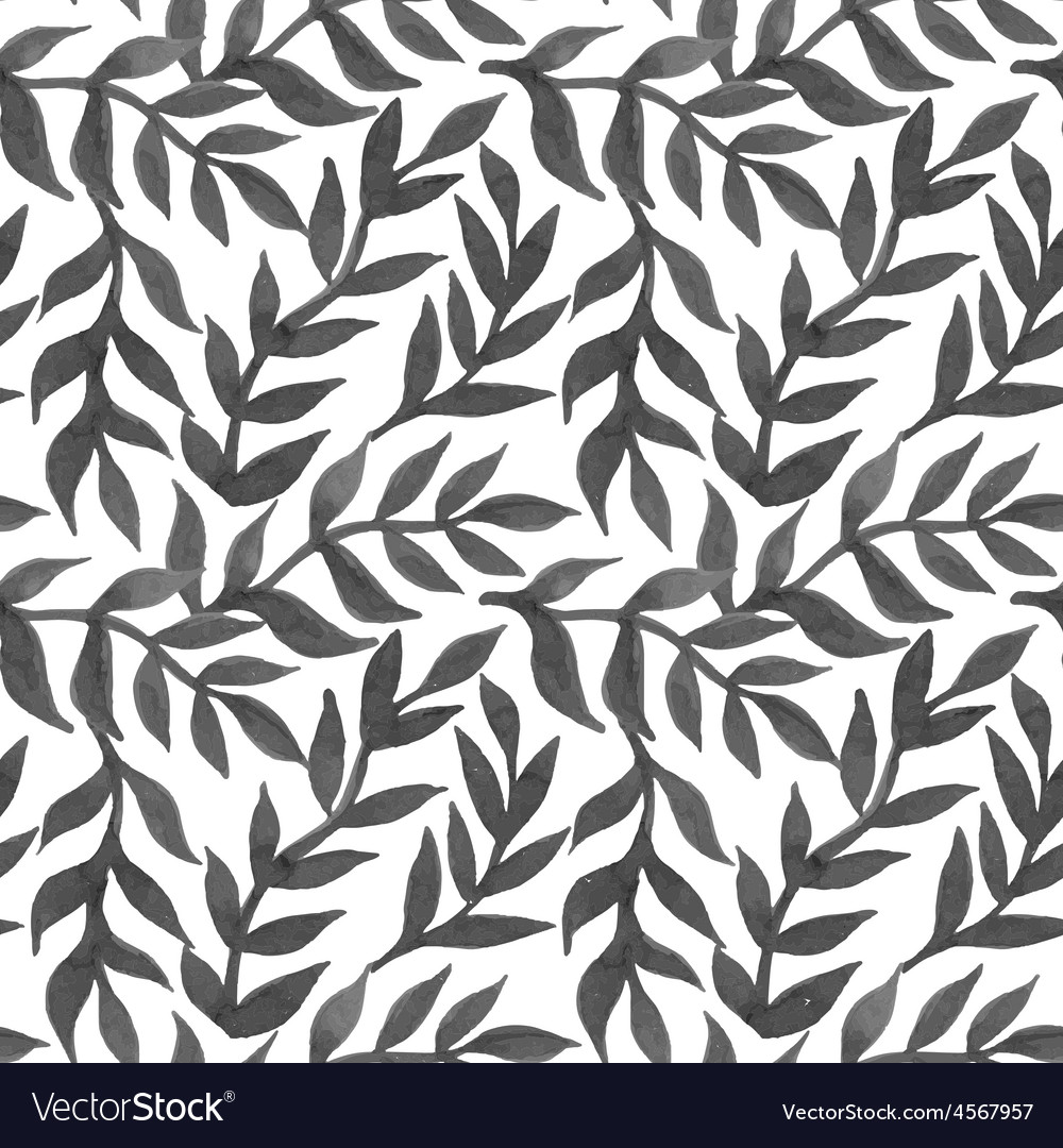 Spring leaves seamless pattern Royalty Free Vector Image