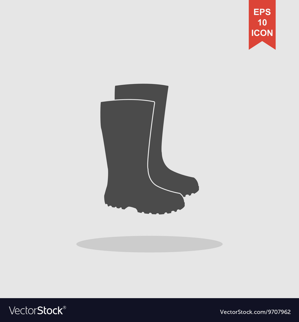 Boot icon Royalty Free Vector Image - VectorStock