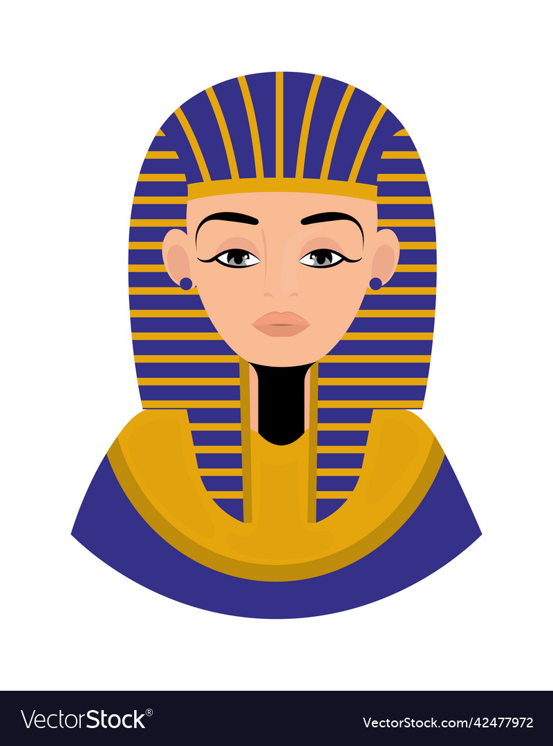 Ancient egyptian pharaoh Royalty Free Vector Image
