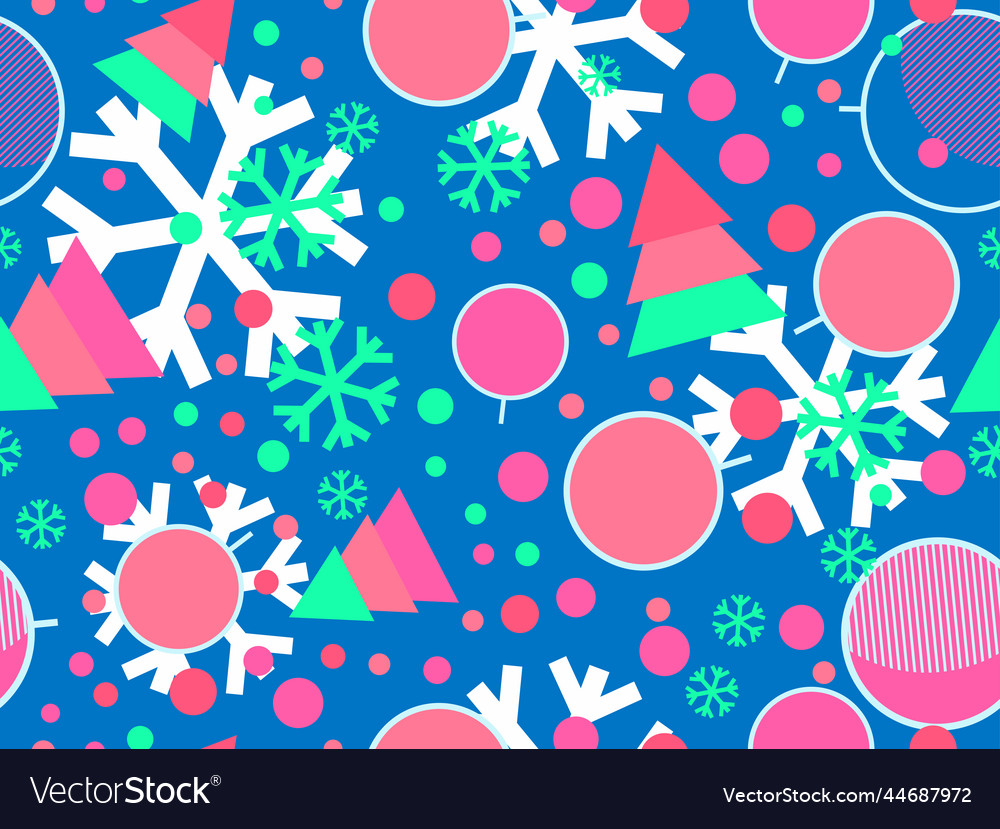Christmas seamless pattern Royalty Free Vector Image