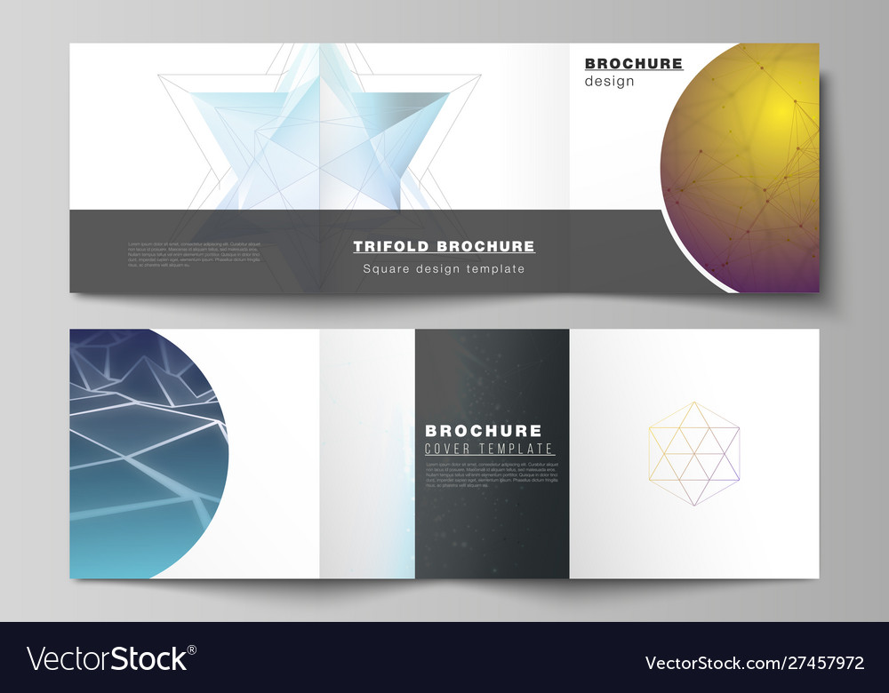 Layout square format covers design Royalty Free Vector Image