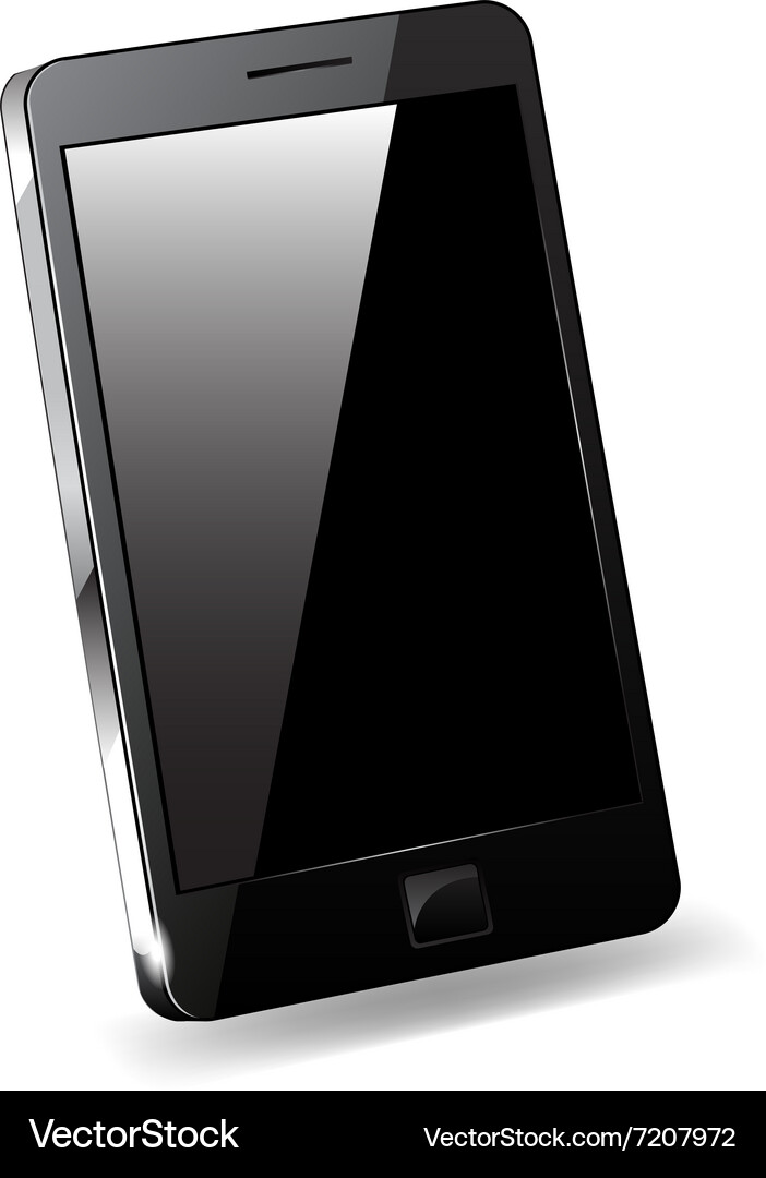 Smartphone editable file Royalty Free Vector Image