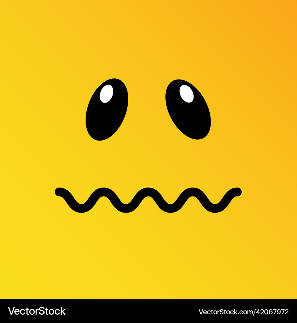 Yellow emoticons and emojis in flat style Vector Image