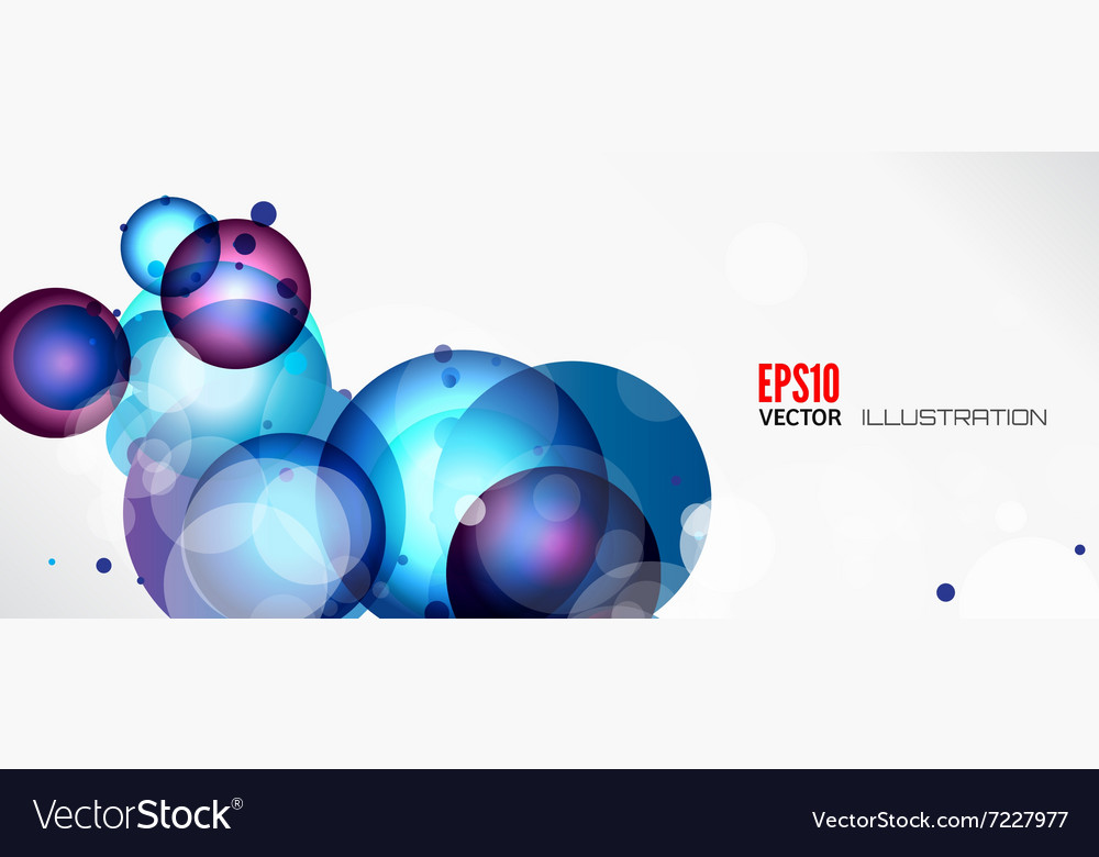 Abstract background with round elements Royalty Free Vector