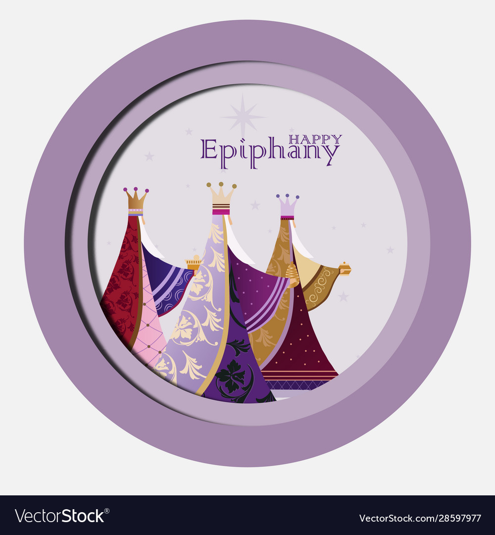 Epiphany is a christian festival Royalty Free Vector Image