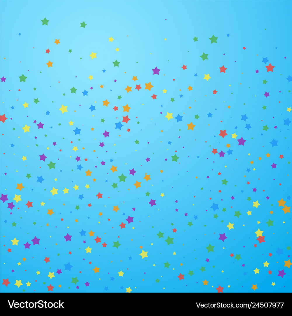 Festive confetti celebration stars joyous Vector Image
