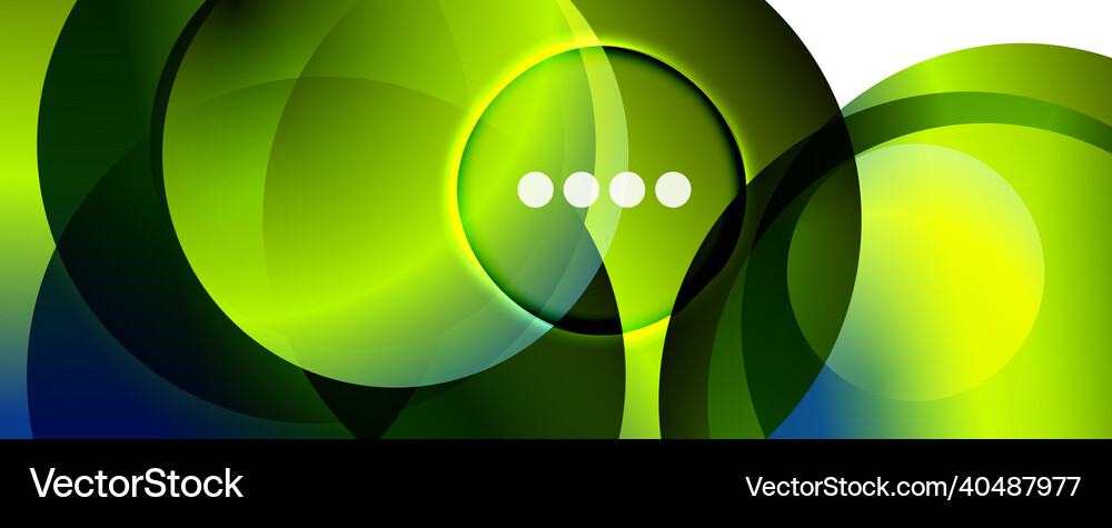 Fluid gradients swirls and circles bright color Vector Image