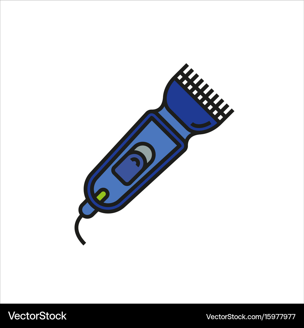 Shaver symbol hairclipper icon Royalty Free Vector Image