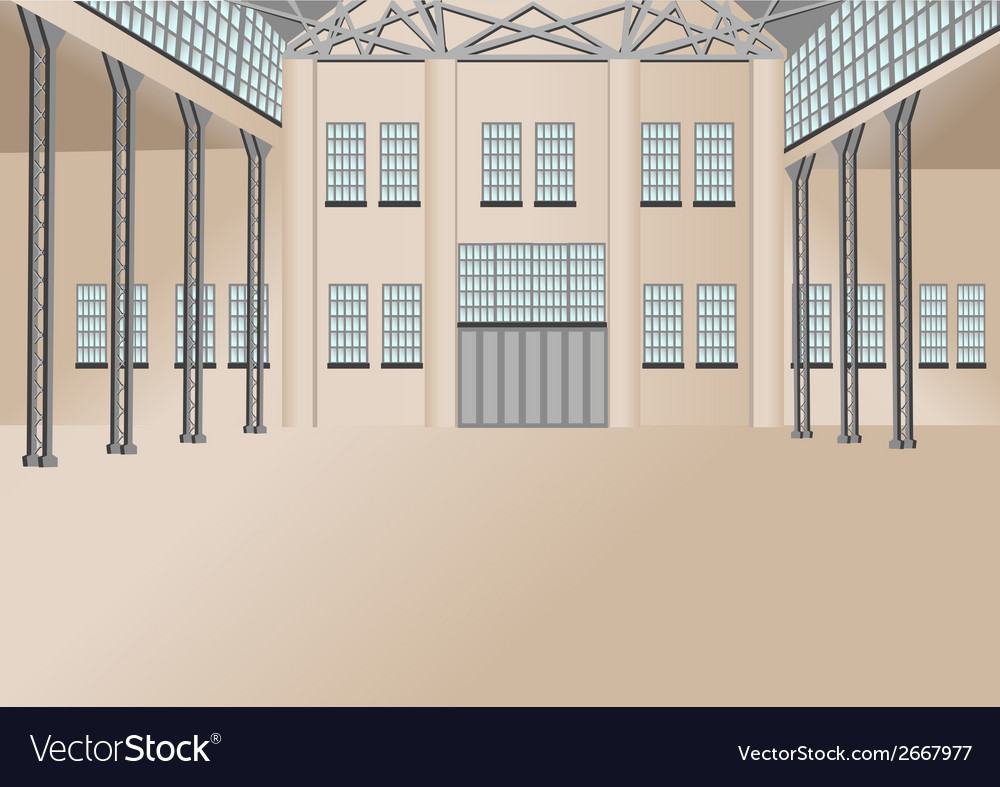 Warehouse interior Royalty Free Vector Image - VectorStock